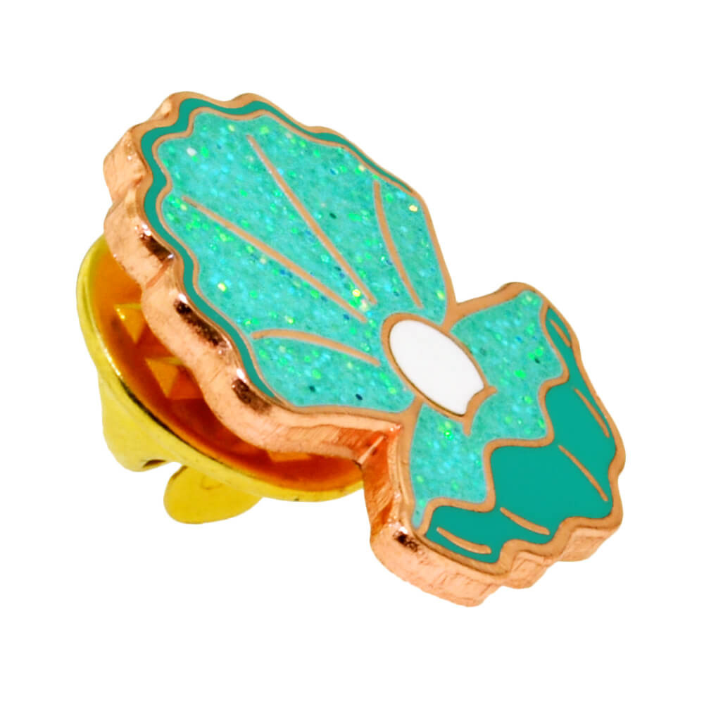 Sea Shell with Pearl Pin - PinMart