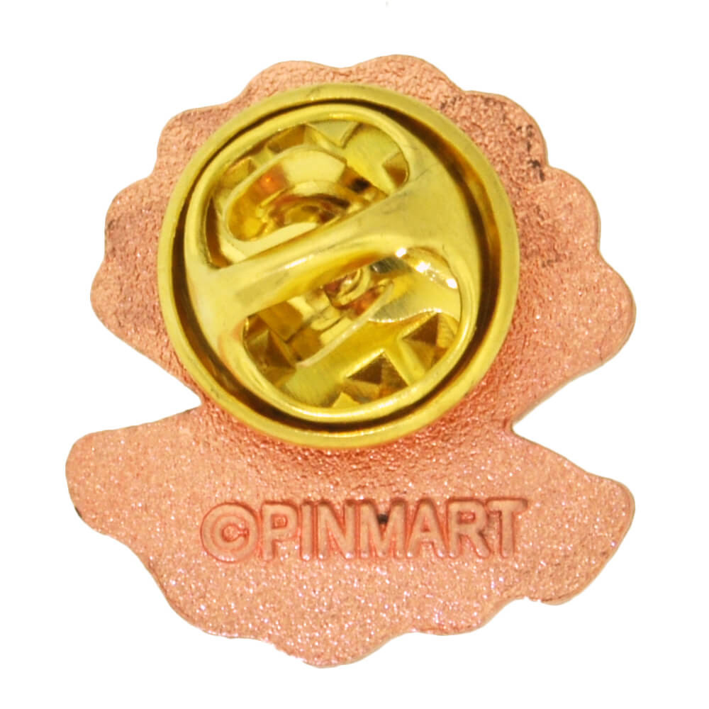 Sea Shell with Pearl Pin - PinMart