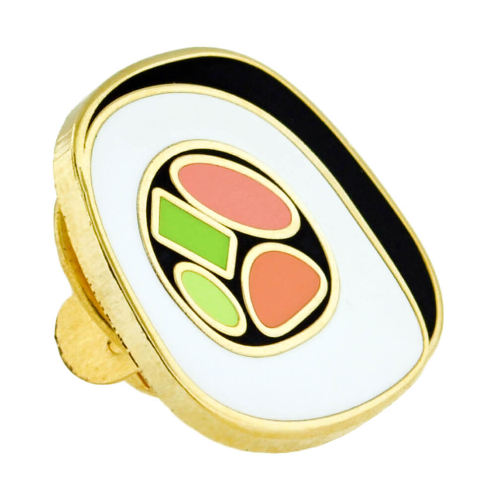 Sushi Roll Lapel Pin | PinMart
