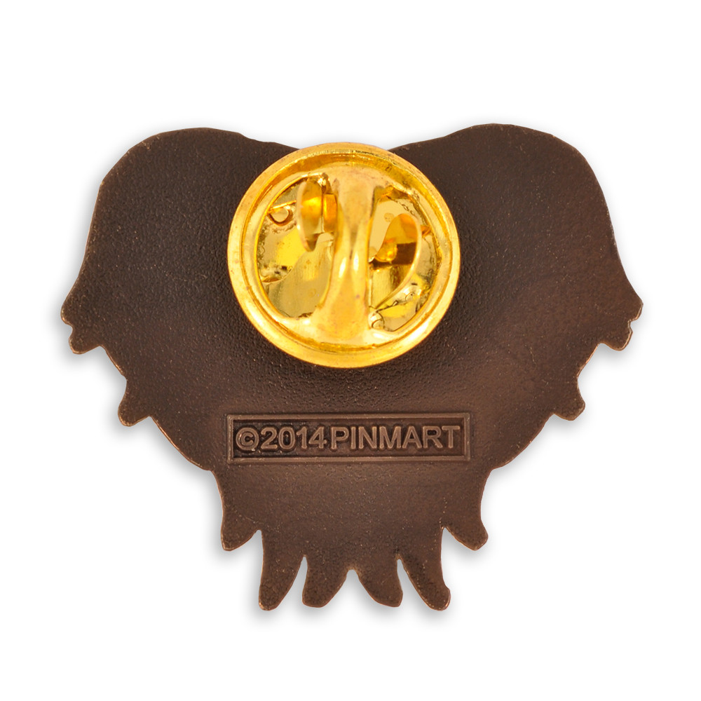 Blue Heart With Wings Pin | PinMart