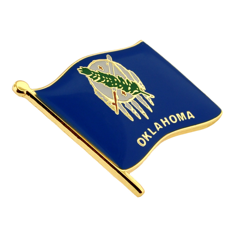 Oklahoma State Flag Pin | PinMart