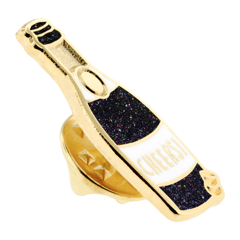 Champagne Bottle Pin - PinMart