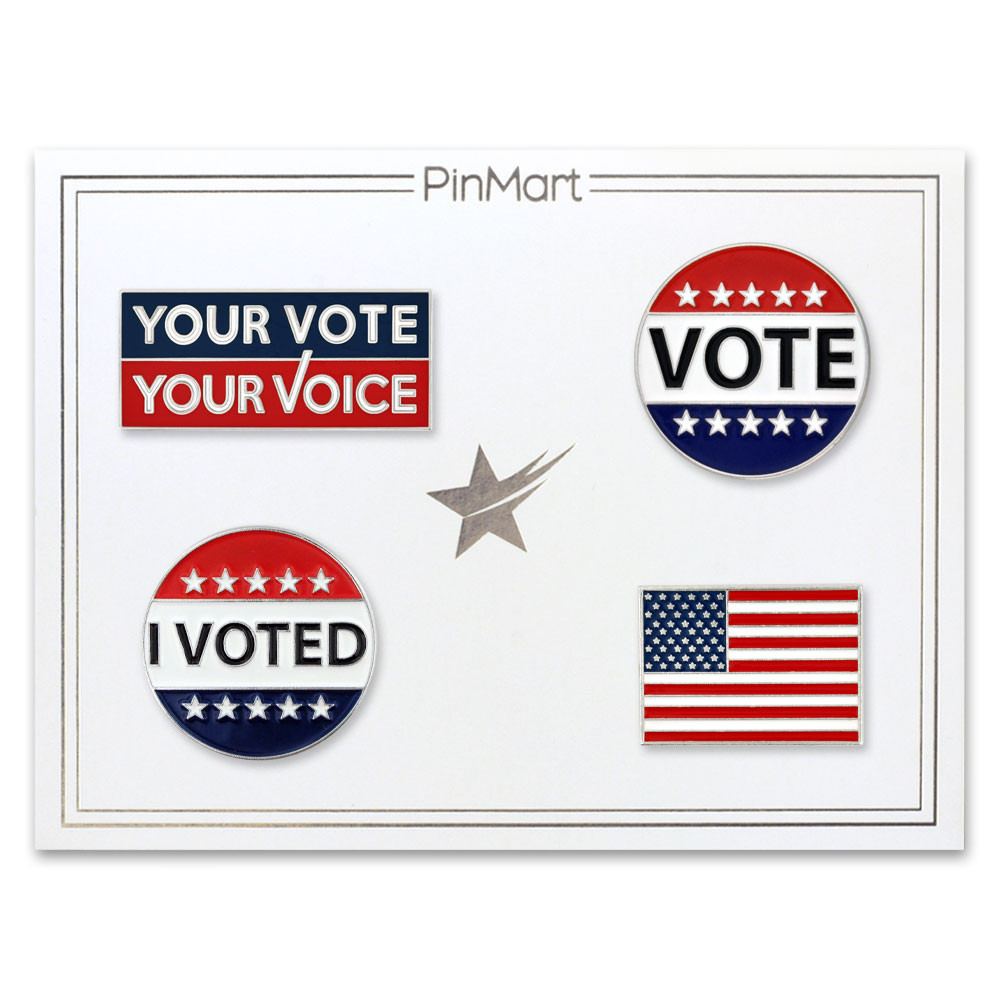 Vote 4-Pin Set | PinMart