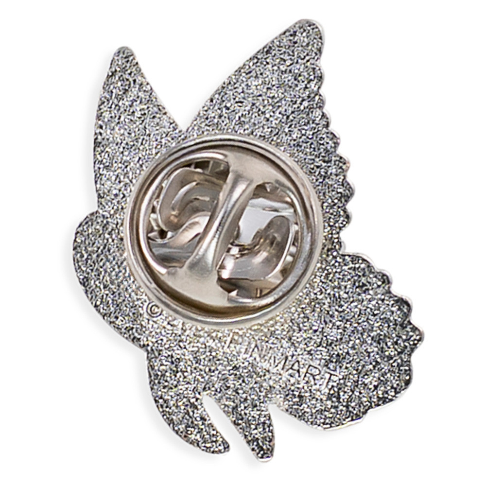 Pink and Blue Ribbon Butterfly Pin | PinMart