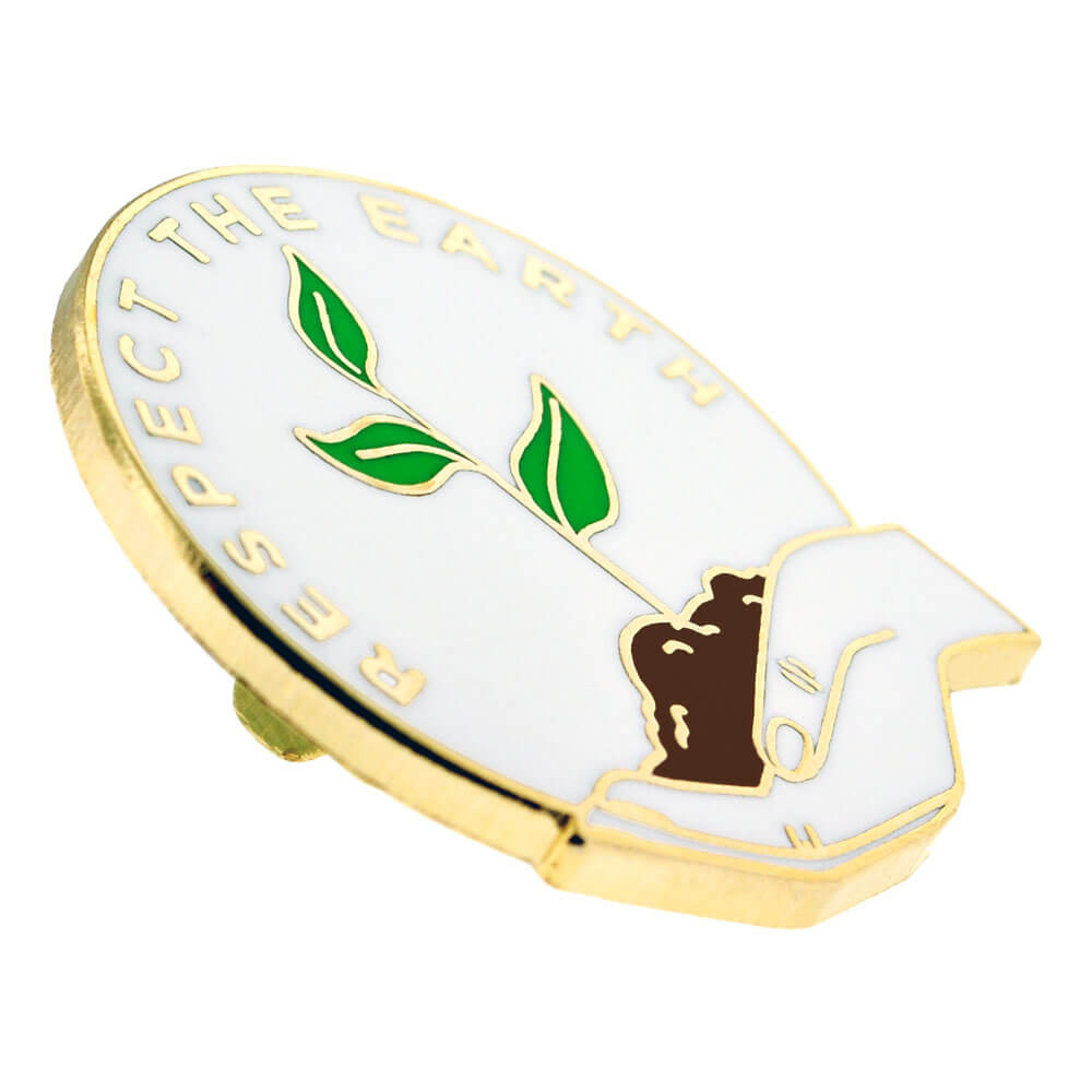 Respect The Earth Pin | PinMart
