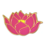 Lotus Flower Lapel Pin | PinMart