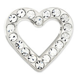 Rhinestone Red Heart Pin | PinMart