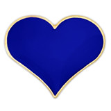 Blue Heart Lapel Pin | PinMart
