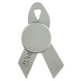 Purple Ribbon Pin Magnetic Back | PinMart