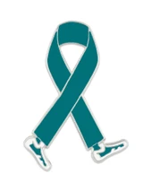 Teal Ribbon Pin | PinMart