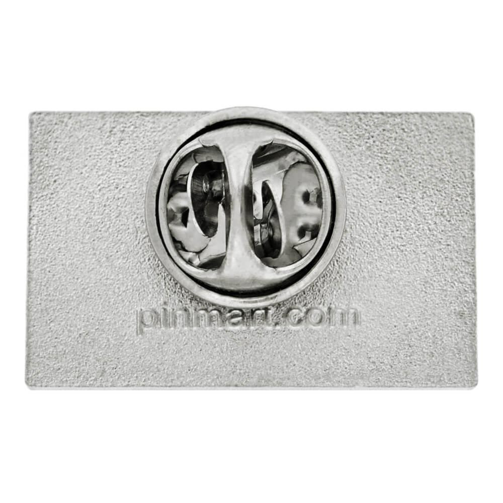 Thin Blue Line Rectangle Pin | PinMart