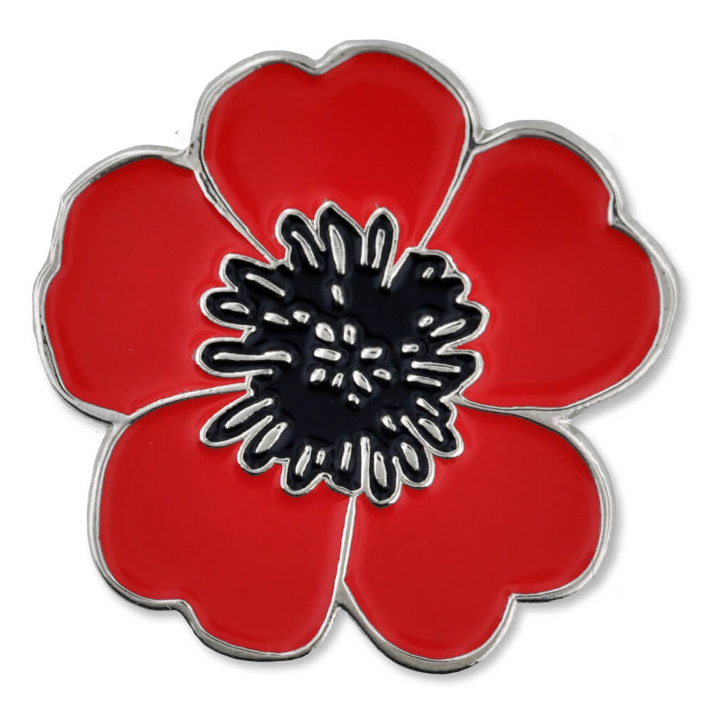 Poppy Flower Lapel Pin | PinMart