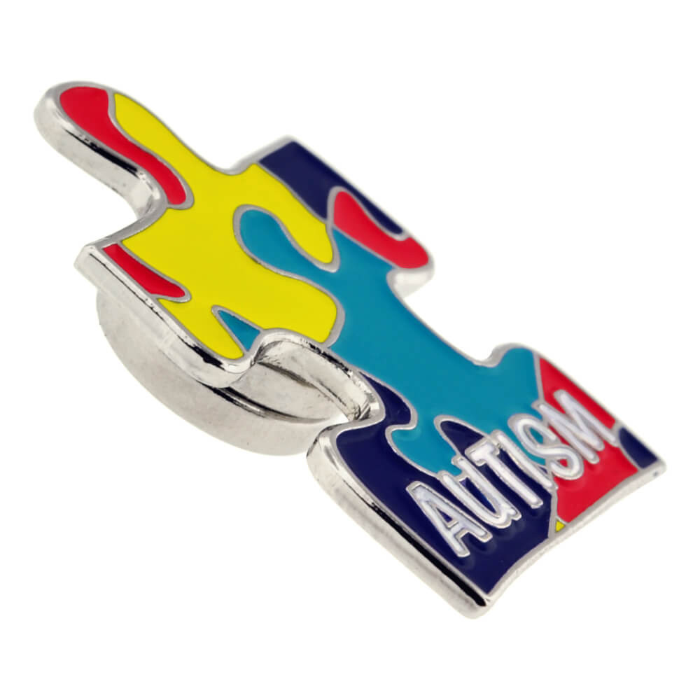 Autism Puzzle Pin Magnetic Back | PinMart