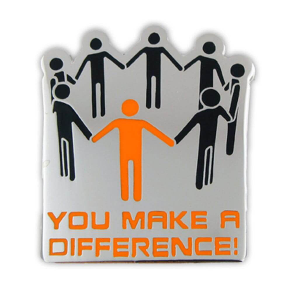 You Make A Difference Lapel Pin | PinMart