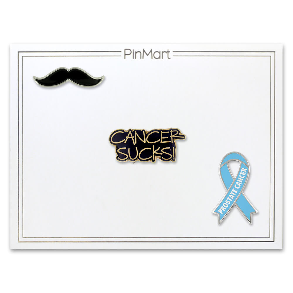 Prostate Cancer Awareness 3-Pin Set | PinMart