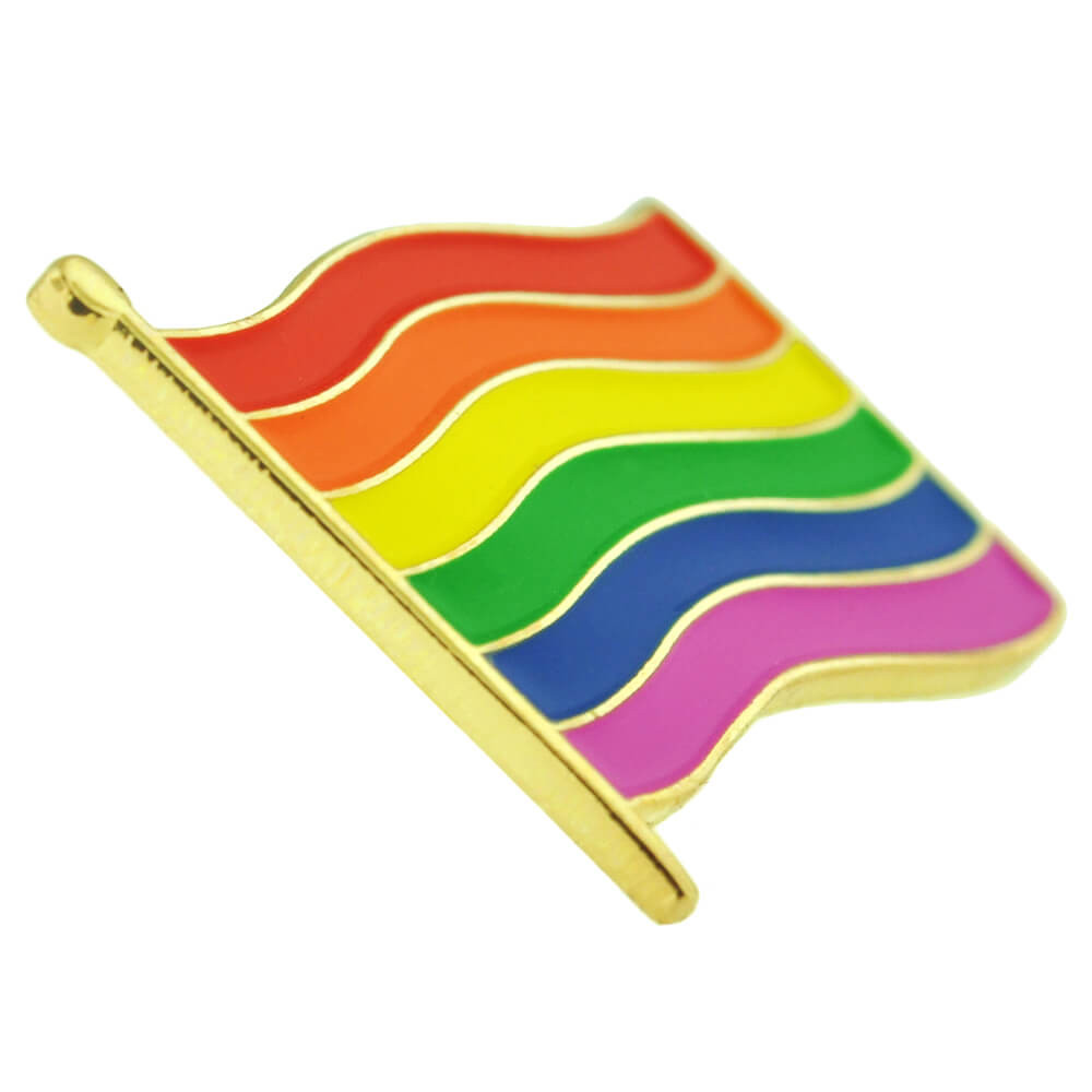Rainbow Flag Pin Magnetic Back | PinMart