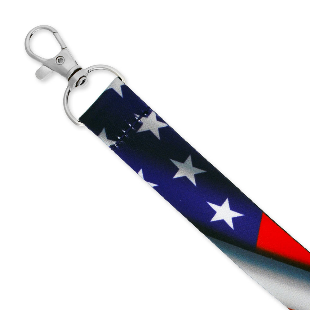 American Flag Veteran Lanyard | PinMart