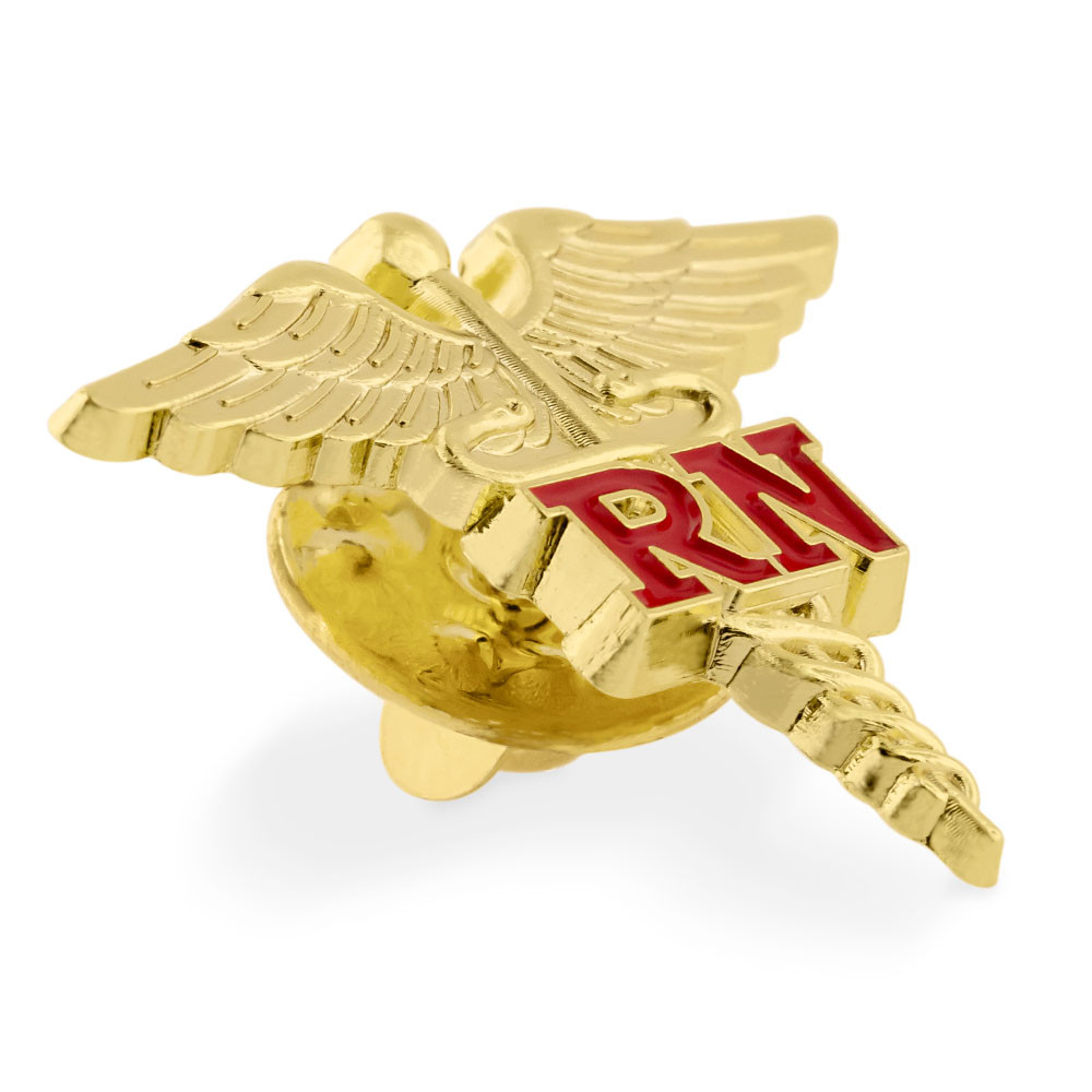 RN Caduceus Lapel Pin | PinMart