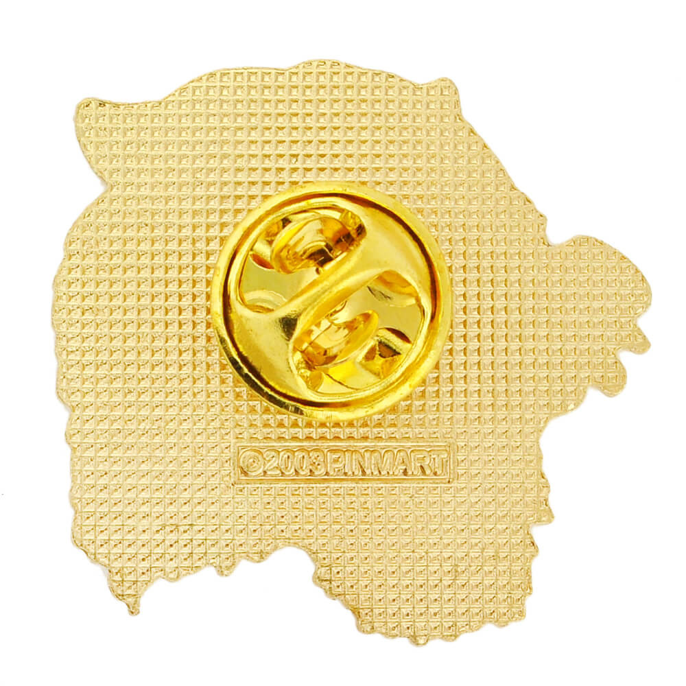Mascot Tiger Colored Lapel Pin | PinMart