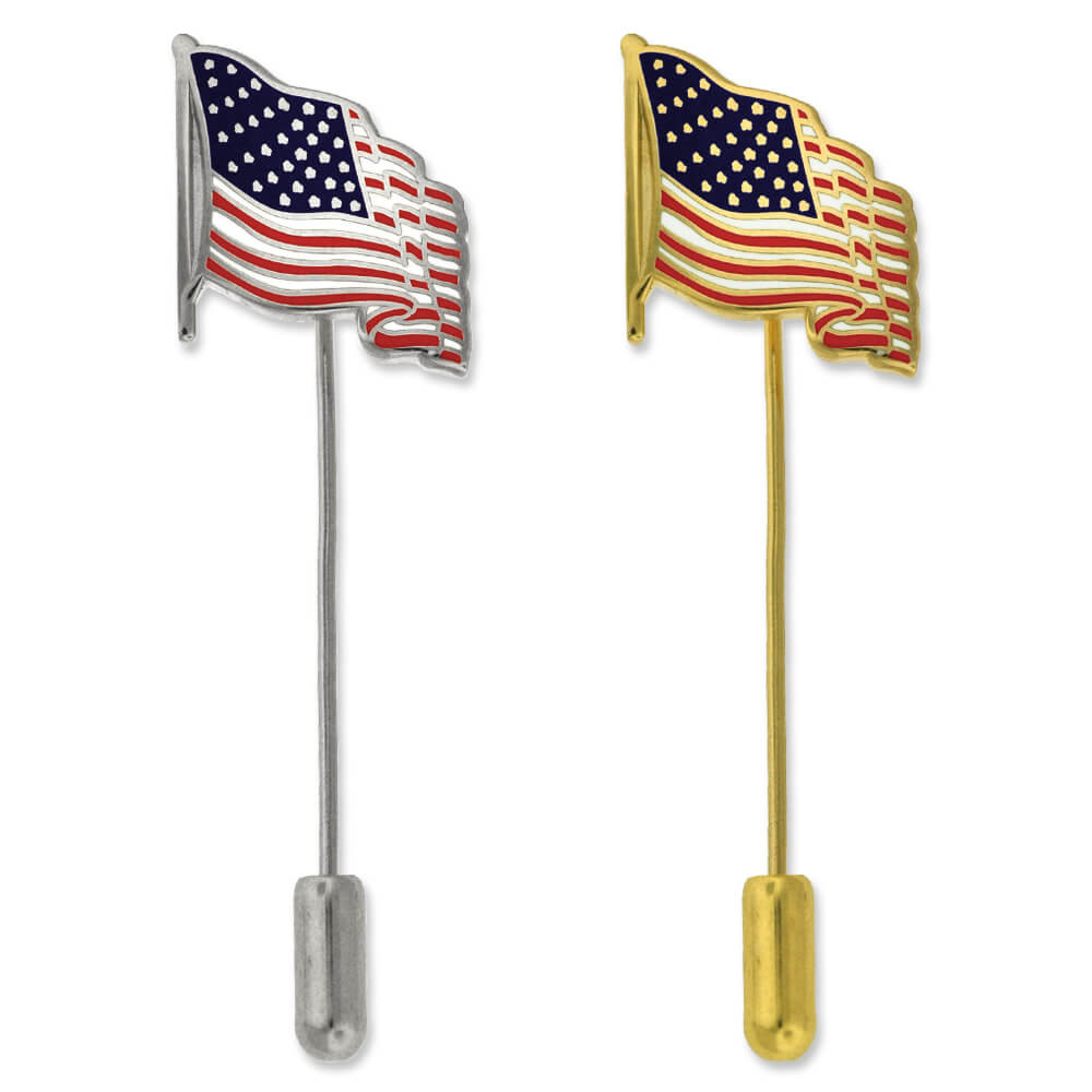 Waving American Flag Stick Pin | PinMart