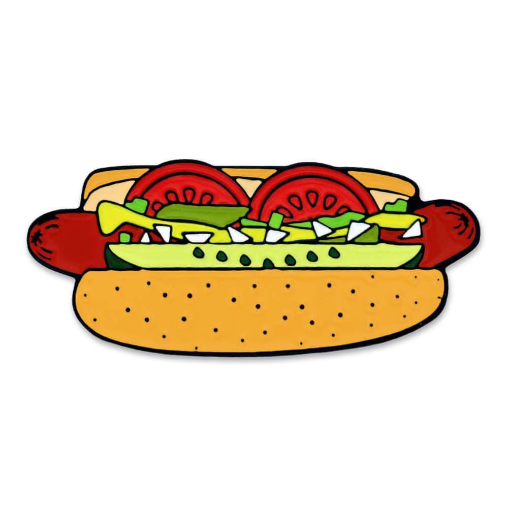 Chicago-Style Hot Dog Pin | PinMart