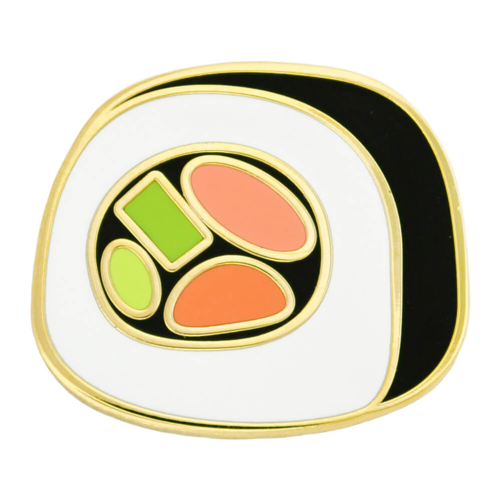 Sushi Roll Lapel Pin | PinMart
