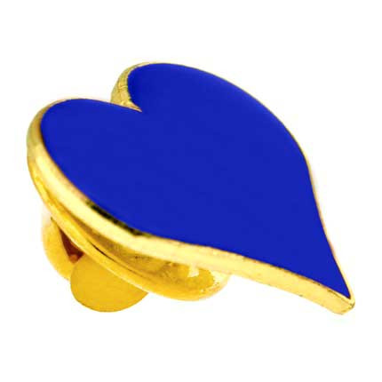 Blue Heart Lapel Pin | PinMart