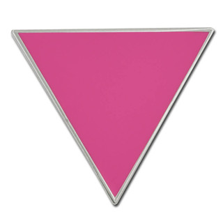 Pink Triangle Pin | PinMart