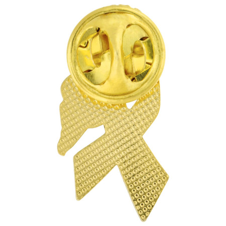 Blue and Yellow Ribbon Angel Pin | PinMart