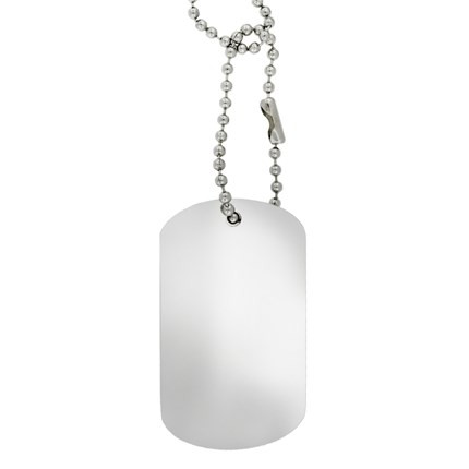 Thin Blue Line Dog Tag - Engravable | PinMart