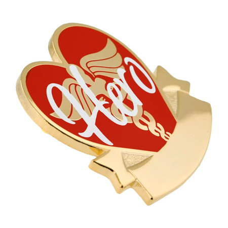 Engravable Caduceus Hero Pin | PinMart