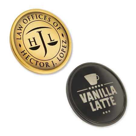 Custom Laser Etched Pin | PinMart