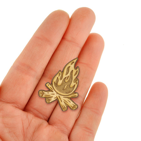 Campfire Wood Pin - PinMart