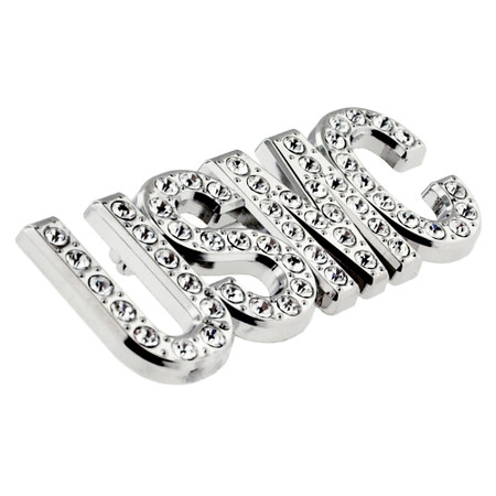 Officially Licensed U.S.M.C. Rhinestone Pin | PinMart