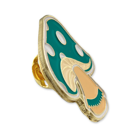 Green Mushroom Pin - PinMart