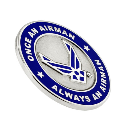 Licensed Once an Airman, Always an Airman Pin | PinMart