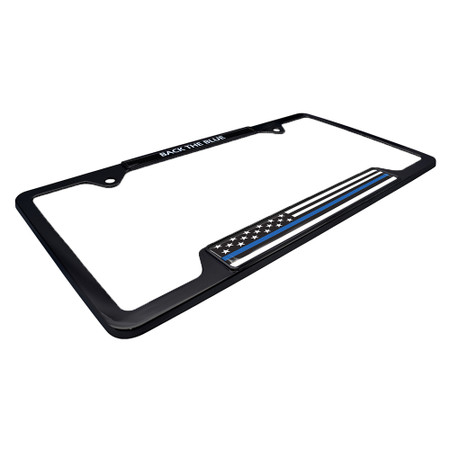 Thin Blue Line Plate Frame | PinMart