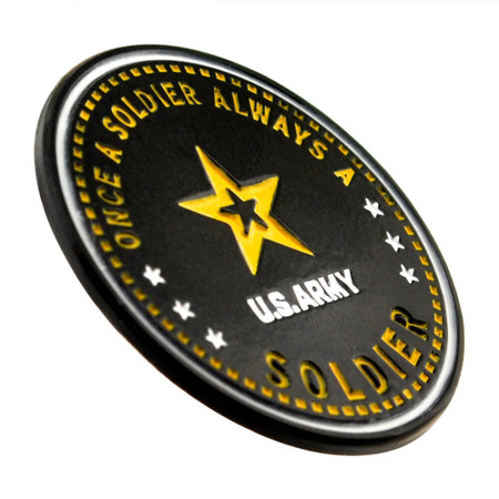 Licensed Army Once a Soldier, Always a Soldier Pin | PinMart