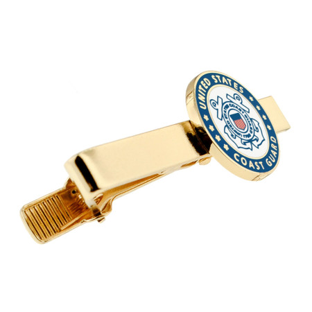 Officially Licensed Engravable U.S. Coast Guard Tie Clip | PinMart