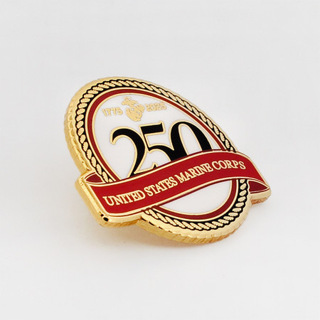 Officially Licensed U.S.M.C. 250 Year Pin | PinMart