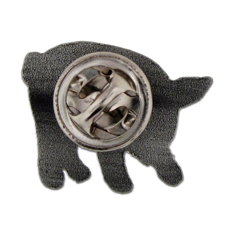 Pig Pin - Antique Silver | PinMart