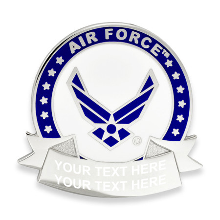 Officially Licensed Engravable U.S. Air Force Pin | PinMart