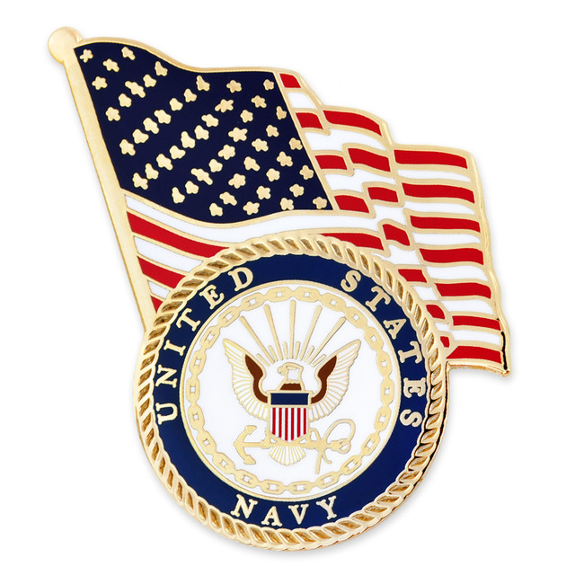 Officially Licensed U.S. Navy Veteran 4-Pin Set - PinMart