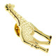 Gold Giraffe Pin | PinMart