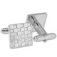 Square Checks Cufflink Set - PinMart
