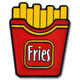 French Fries Lapel Pin | PinMart