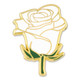 White Rose Lapel Pin | PinMart