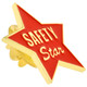 Safety Star - Red Pin | PinMart