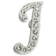 Rhinestone Letter J Pin | PinMart