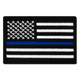 Thin Blue Line Flag Patch - PinMart
